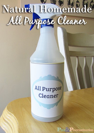 Natural Homemade All Purpose Cleaner (Plus free printable label) - Pins ...