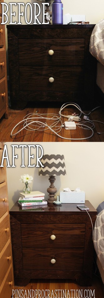 How to Organize Cords: Easy DIY Cord Organization - Pins and ...