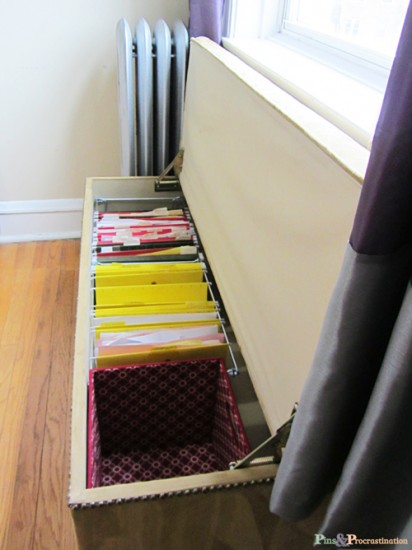 DIY File Bench - Pins and Procrastination