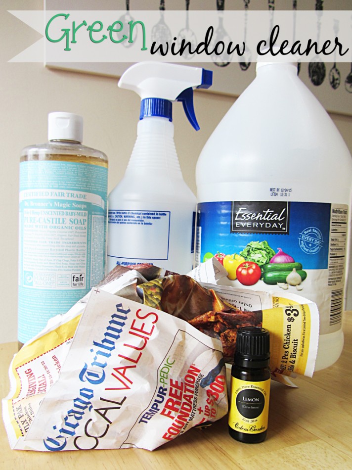 Homemade Green Window Cleaner - Pins and Procrastination