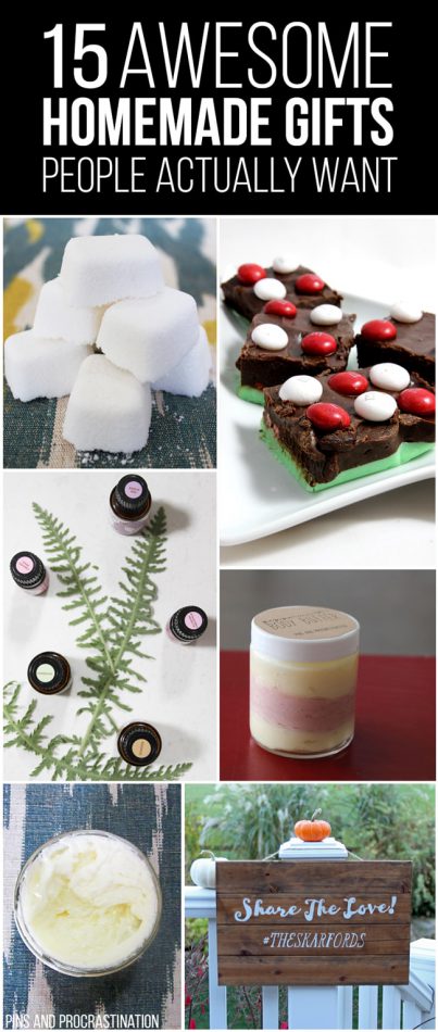 15 Awesome Homemade Gifts that People Actually Want - Pins and ...
